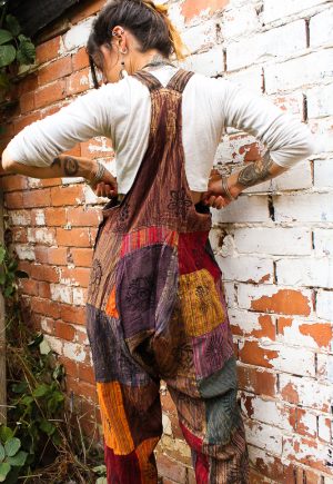 Limited Edition! Unisex Autumn Patchwork Dungarees | ADORNED