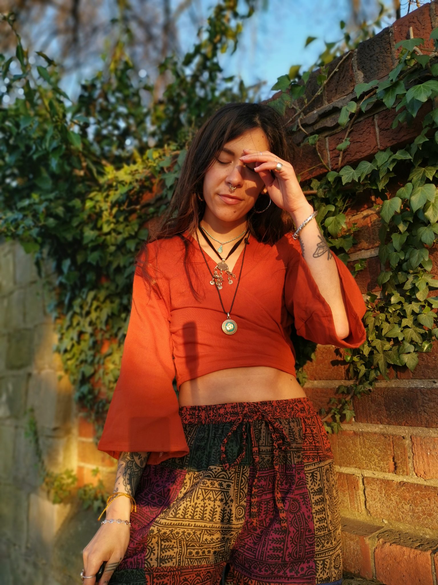 Wrap Top in Orange – ADORNED